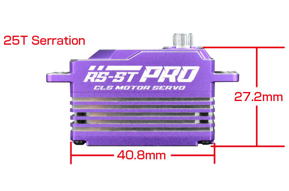RS-STPK / STPR / STPP [Digital servo RS-ST PRO for Drift (Black / Red ...
